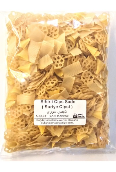 Alaaddin Gıda Sihirli Cips Sade ( Suriye Cipsi ) 500 gr Alaaddin Gıda Sihirli Cips Sade ( Suriye Cipsi ) 500 gr