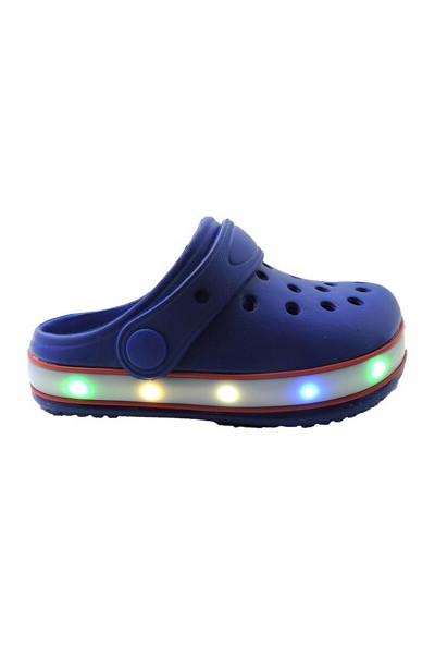 Esem Eva Mavi Işıklı Çocuk Terlik