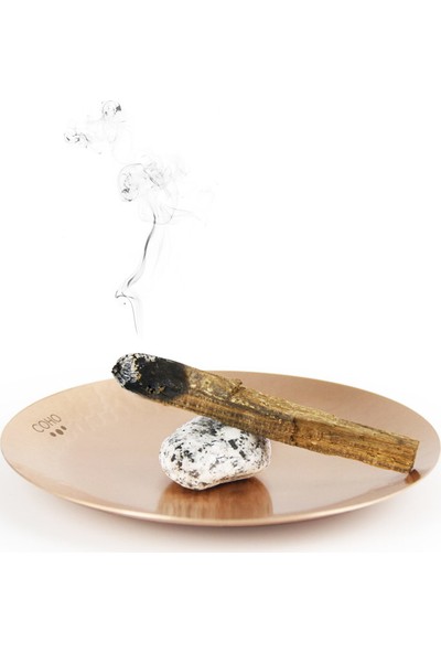 Coho Matte Namaste Dövme Bakır Mini Tütsü Tabağı Coho Matte Namaste Dövme Bakır Mini Tütsü Tabağı