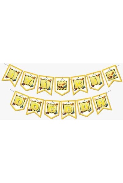 Parti Dünyası Inşaat Partisi Iyi Ki Doğdun Banner