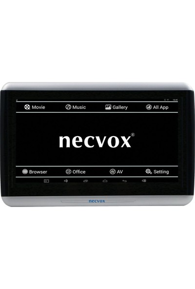 Necvox FDA101 10.1 Inç Androıd Kafalık Monitörü Necvox FDA101 10.1 Inç Androıd Kafalık Monitörü