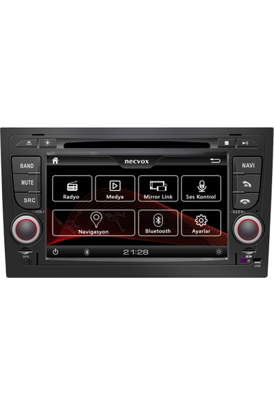 Necvox DVA-S9927 Audi A4 Navigasyon ve Multimedya Sistemi