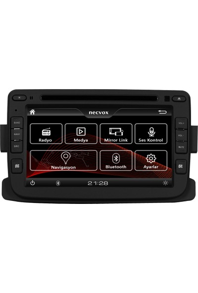 Necvox DVA-S9967 Dacia Dokker Navigasyon ve Multimedya Sistemi