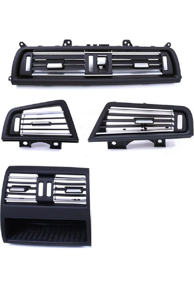OEM Bmw F10 F11 F18 520I 523I 525I 528I 535I Krom Ön ve Arka Havalandırma Çıkış Petek Seti 4 Parça OEM Bmw F10 F11 F18 520I 523I 525I 528I 535I Krom Ön ve Arka Havalandırma Çıkış Petek Seti 4 Parça