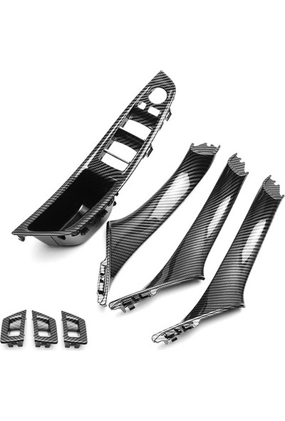 OEM Bmw F10 5 Serisi 2011-2016 Carbon Fiber Iç Kapı Kolu Tutamağı ve Cam Tuş Seti 7 Parça OEM Bmw F10 5 Serisi 2011-2016 Carbon Fiber Iç Kapı Kolu Tutamağı ve Cam Tuş Seti 7 Parça