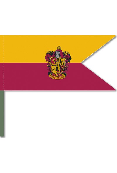 Sihir Dükkanı Lisanslı 100 Saten Özel Kesim El Flama Model : Gryffindor 25 x 12 cm
