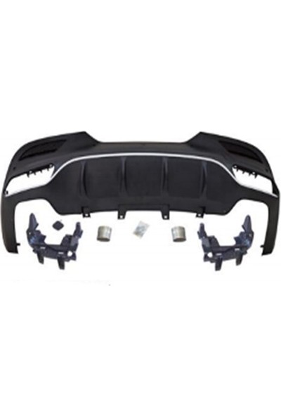 OEM Mercedes GLE63 Coupe Amg Araçlar Için GLE63 Arka Difüzör Gri