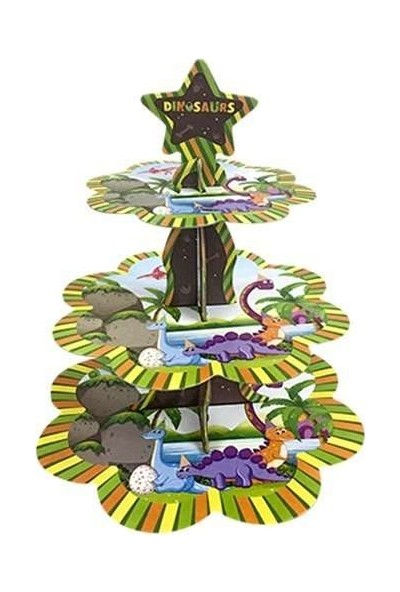 Parti Dünyası Dinozor Cupcake Standı - Kek Standı Parti Dünyası Dinozor Cupcake Standı - Kek Standı