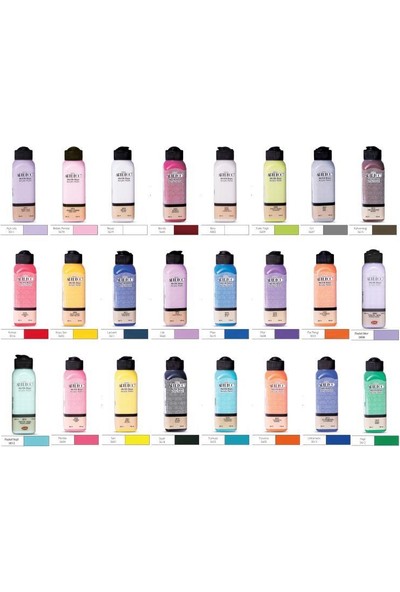 Artdeco Akrilik Boya Başlangıç Seti 24 x 140 Ml.