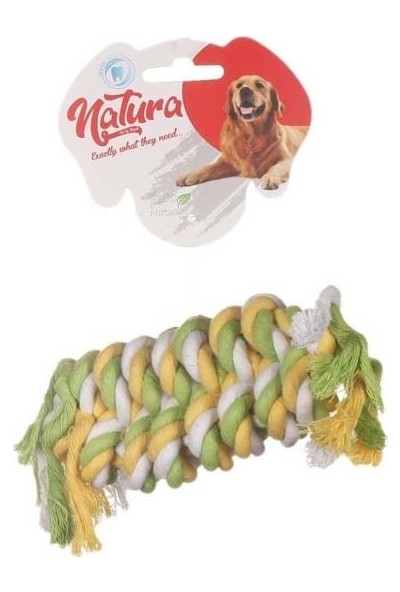 Natura PTH-029 Waffle Halat Köpek Oyuncağı 20 cm Natura PTH-029 Waffle Halat Köpek Oyuncağı 20 cm