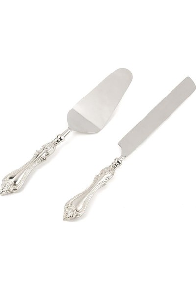 Mikasa Moor Gümüş 2'li Klasik Kek Servis Seti