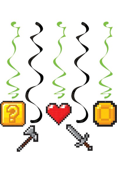 Parti Dünyası Konsol Oyunları Partisi Süs Dalgası 5 Adet Parti Dünyası Konsol Oyunları Partisi Süs Dalgası 5 Adet