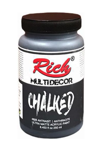 Rich Multi Decor Chalked 100 ml - Antrasit 4606 Rich Multi Decor Chalked 100 ml - Antrasit 4606