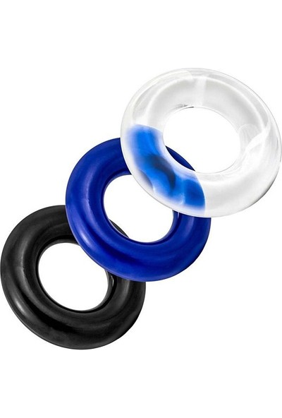 Erolife Esnek Silikon Penis Halka Yüzüğü Lastiği 3 Renk Çeşit Ring Set Erolife Esnek Silikon Penis Halka Yüzüğü Lastiği 3 Renk Çeşit Ring Set