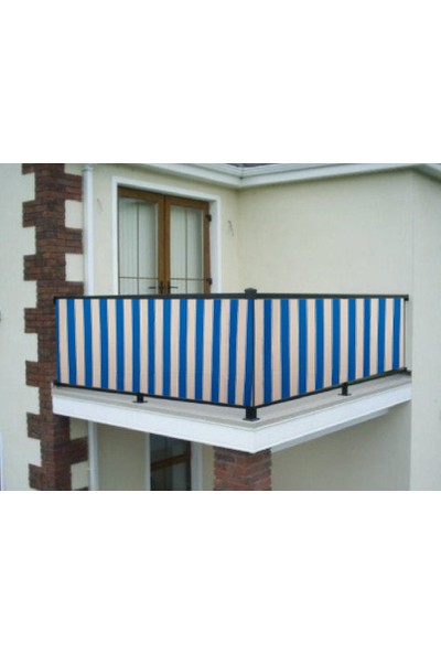 Ceylan Home Balkon Demiri Perdesi Bağcıklı Turkuaz 350X80 Ceylan Home Balkon Demiri Perdesi Bağcıklı Turkuaz 350X80