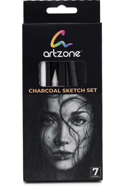 Artzone Charcoal Sketch Set- Kömür Eskiz Seti