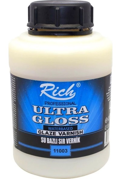 Rich Ultra Gloss Su Bazlı Parlak Sır Vernik 1250 cc