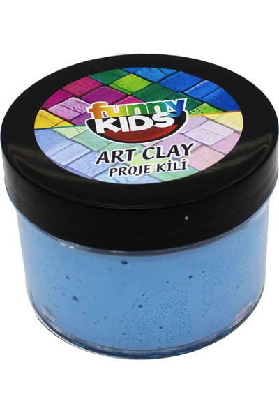 Rich Funny Kids Art Clay Proje Kili 40CC - Açık Mavi Rich Funny Kids Art Clay Proje Kili 40CC - Açık Mavi
