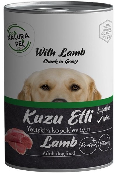 Eco Natura Adult Kuzu Etli Yetişkin Köpek Konservesi 400 gr Eco Natura Adult Kuzu Etli Yetişkin Köpek Konservesi 400 gr