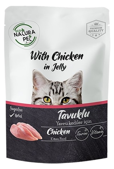 Eco Natura Kitten Tavuklu Yavru Kedi Konservesi 85 gr Eco Natura Kitten Tavuklu Yavru Kedi Konservesi 85 gr