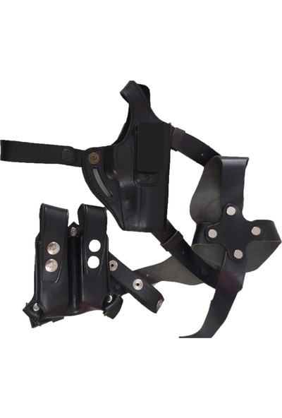 Çift Yedek Şarjörlü 4 Amaçlı Koltuk Altı Kılıfı