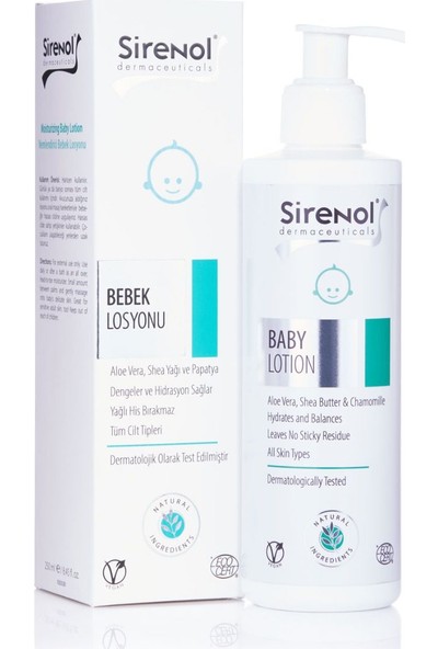 Sirenol Natural Cadı Fındığı Bebek Losyonu