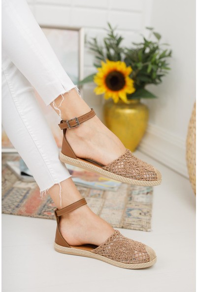 Moda Değirmeni Kadın Dantelli Sandalet MD1058-123-0001