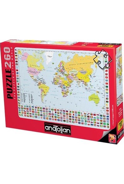 Anatolian 3319 Dünya Haritası / World Map Puzzle 260PCS / Anatolian Anatolian 3319 Dünya Haritası / World Map Puzzle 260PCS / Anatolian