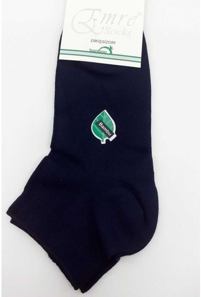 Emre 12 Çift Bambu Kısa Patik Erkek Çorap Emre
