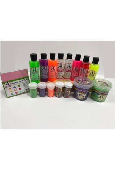 Monalisa Set 6 Renk 70ML Slime Monalisa Set 6 Renk 70ML Slime