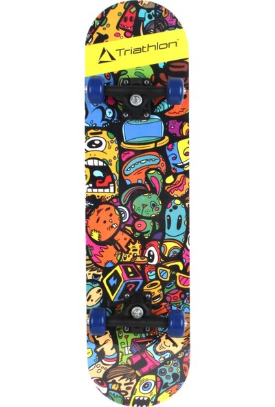 Triathlon T-132 Desenli Tahta Kaykay