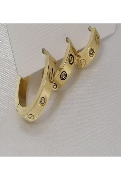 Ess Takı Aksesuar Cartier Çelik Küpe