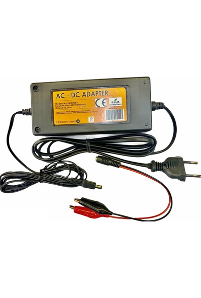 Ata Elektronik 12 Volt Çocuk Oyuncak Araba Jeep Aküsü Için - 3.5 Amper Akü Şarj Cihazı Adaptör