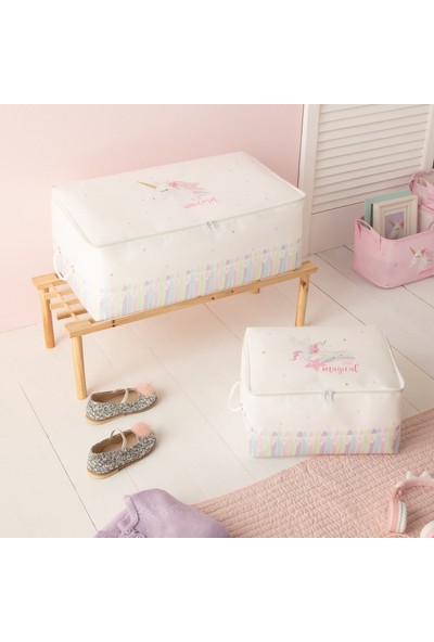 Ocean Home 2'li Unicorn Baskılı Hurç Seti
