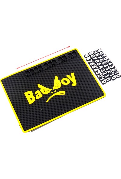 Rs Auto Bad Boy Kaydırmaz Ped Numaratörlü