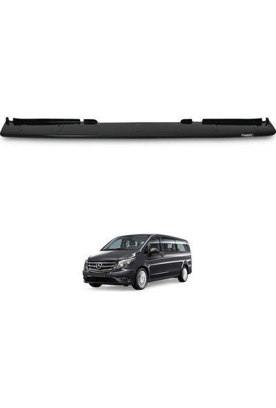 Cappafe Mercedes Vito W447 Arka Tampon Eşiği Koruma Akrilik Abs Parlak Siyah 2015-2020 Cappafe Mercedes Vito W447 Arka Tampon Eşiği Koruma Akrilik Abs Parlak Siyah 2015-2020