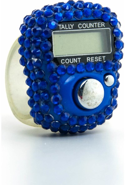 İhvan Taşlı Zikirmatik - Dijital Yüzük - Lacivert