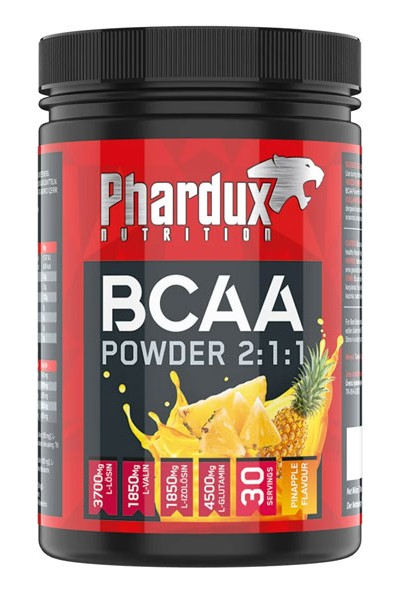Phardux Nutrition Bcaa Powder Ananas Aromalı 2:1:1 - 450 gr Phardux Nutrition Bcaa Powder Ananas Aromalı 2:1:1 - 450 gr