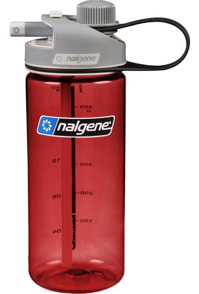 Nalgene Multidrink, Red /gray Cap Tritan Suluk Nalgene Multidrink, Red /gray Cap Tritan Suluk
