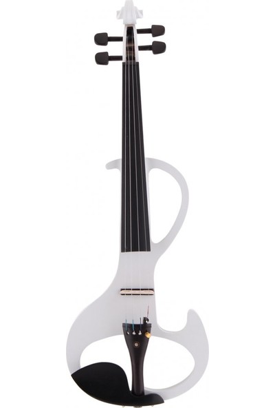 Carlovy Vle6-4/4-Wh Elektro Keman - Beyaz Carlovy Vle6-4/4-Wh Elektro Keman - Beyaz