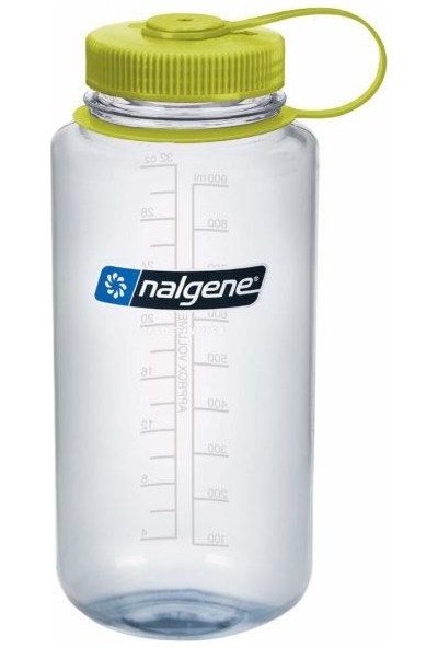 Nalgene 32OZ Wm Clear / Green Cap Tritan Suluk Nalgene 32OZ Wm Clear / Green Cap Tritan Suluk
