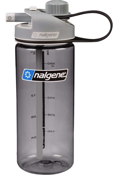 Nalgene Multidrink, Gray /gray Cap Tritan Suluk Nalgene Multidrink, Gray /gray Cap Tritan Suluk