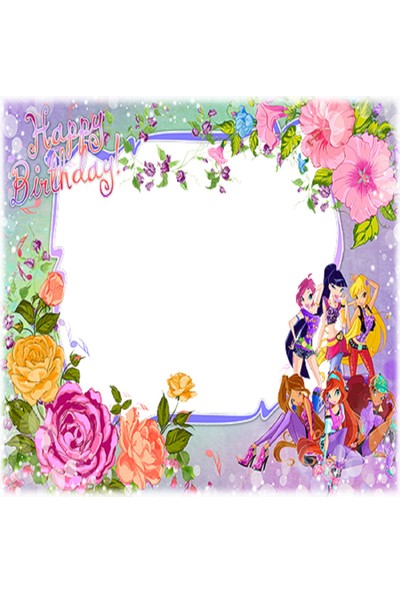 Balon Evi Wınx Club Çerçeve