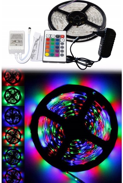 Lumenn Şerit Peri Led-5 Metre Kumandalı-Değişebilen 16 Renk Lumenn Şerit Peri Led-5 Metre Kumandalı-Değişebilen 16 Renk