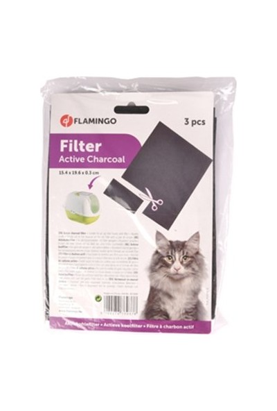 Flamingo Kedi Tuvalet Filtresi 3 Lü