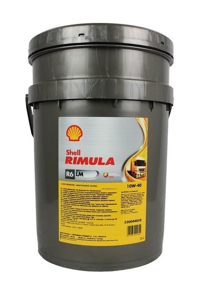 Shell Rimula R6 LM 10W-40 20 Litre Motor Yağı ( Üretim Yılı: 2020 )