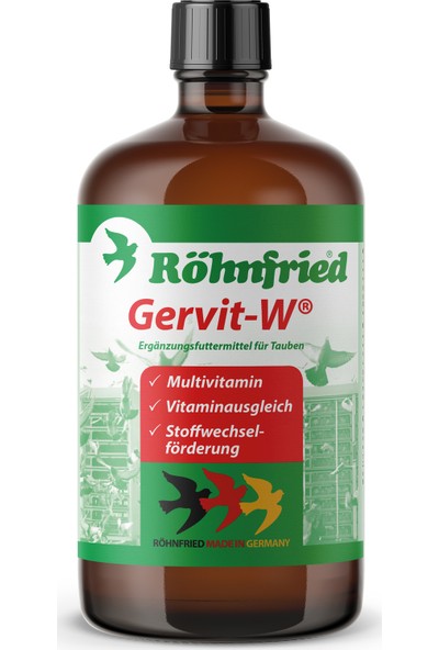 Röhnfried Gervit-W Multivitamin Takviyesi 20 ml Röhnfried Gervit-W Multivitamin Takviyesi 20 ml