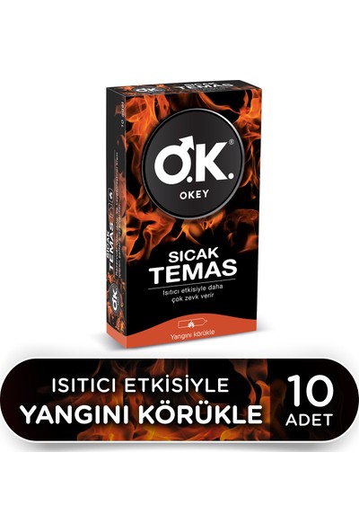 Okey Sıcak Temas Prezervatif 10'lu