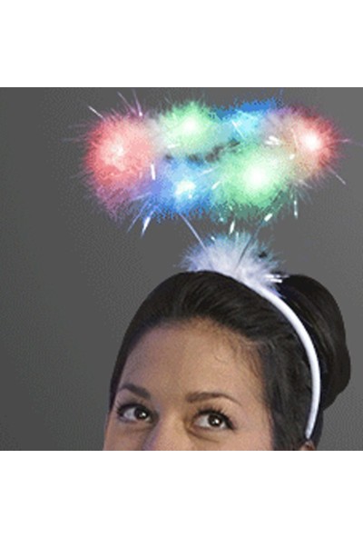 Fun World Melek Taç Hare Işıklı Tüylü