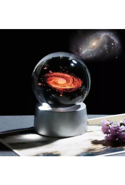 İstoc Toptan Samanyolu Galaxy Işıklı Cam Küre